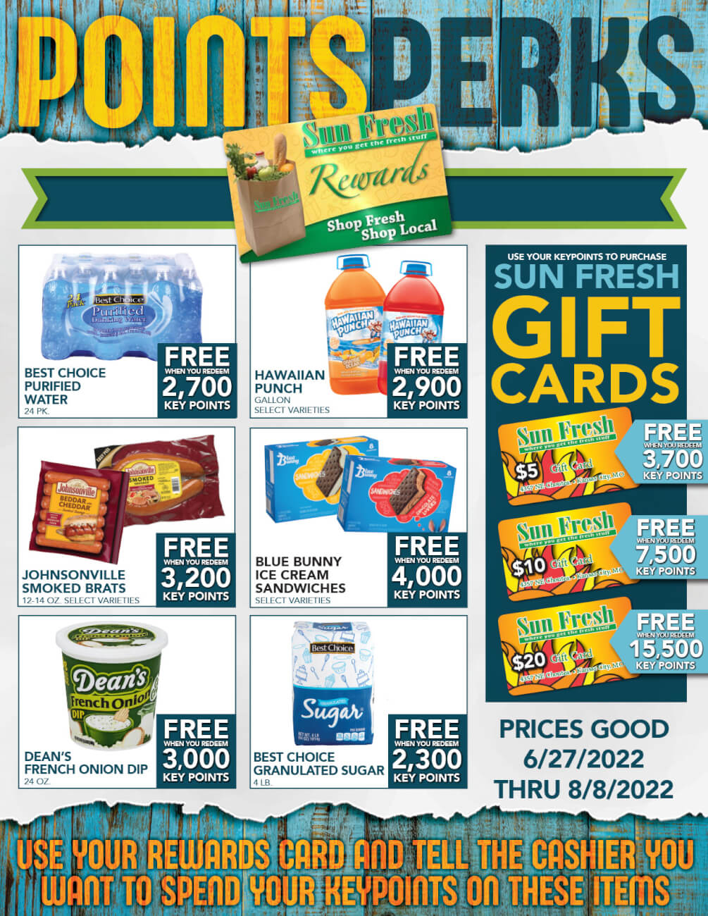 Points Perks - Sun Fresh